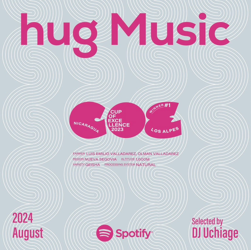 DJ Uchiage for hug coffee music August/2024 – hugcoffee